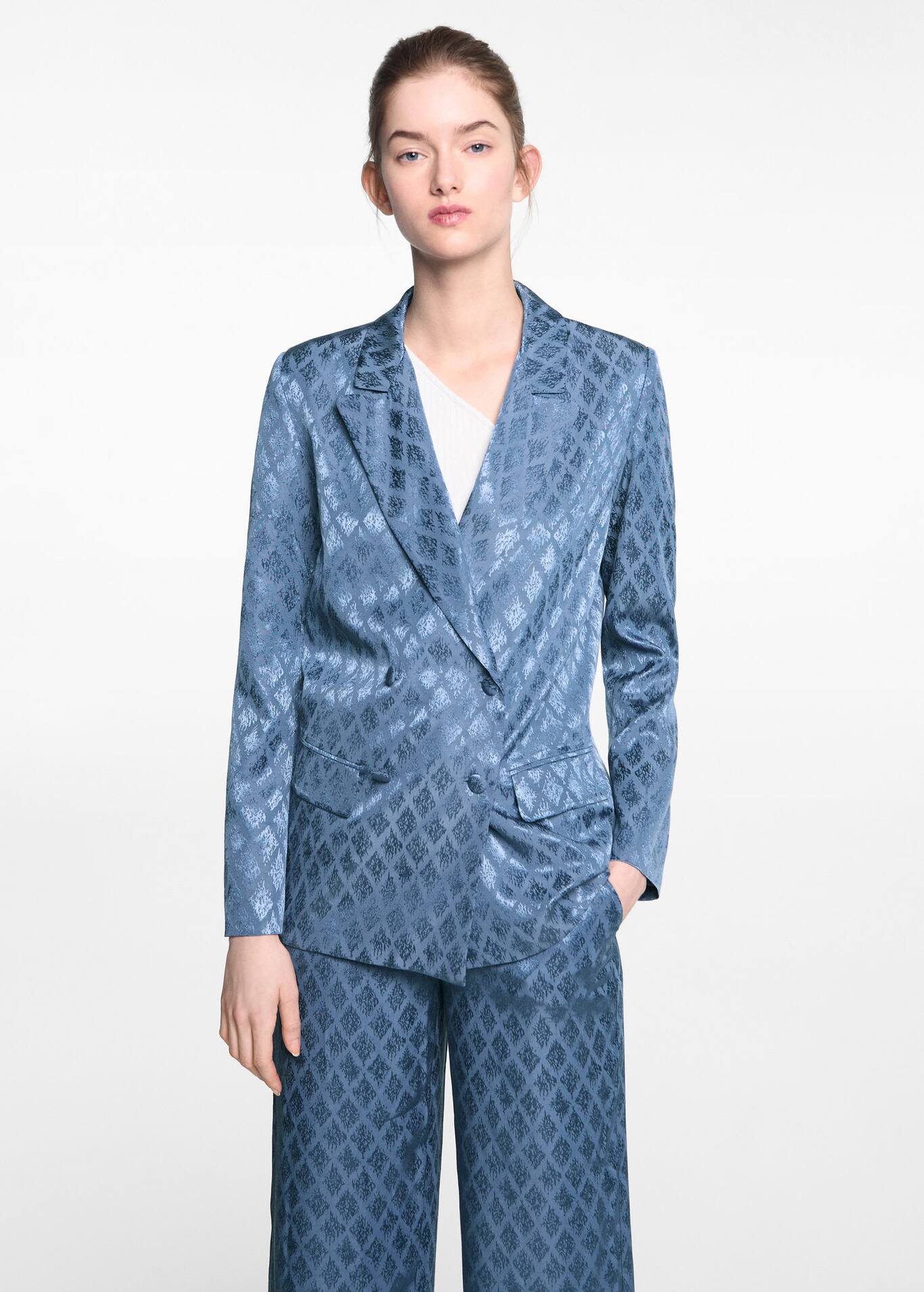 Double Breasted Blazer Teenage Girl Mango Teen Cameroon