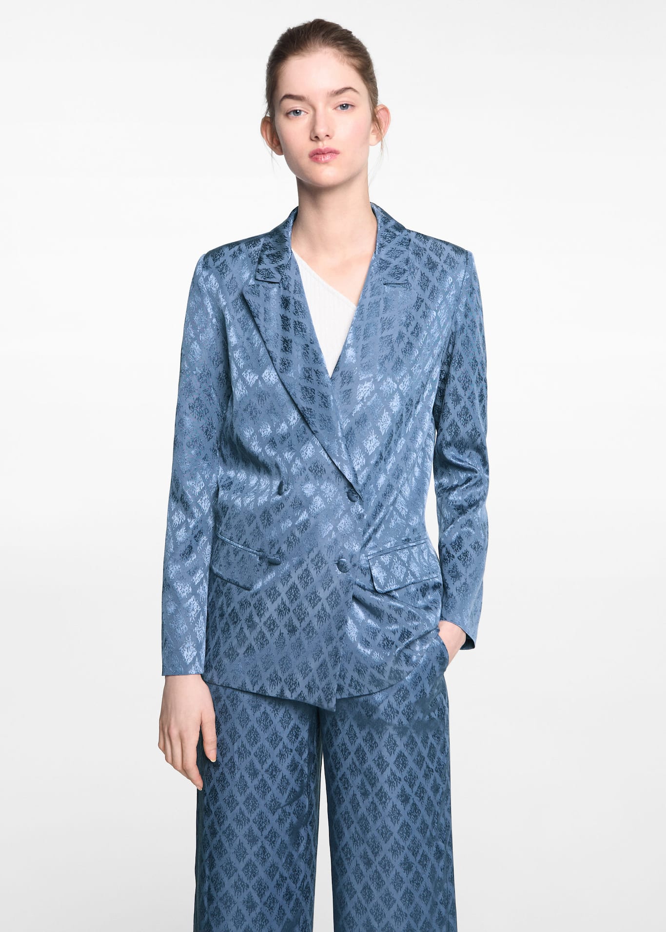 Double Breasted Blazer Teenage Girl Mango Teen Cameroon