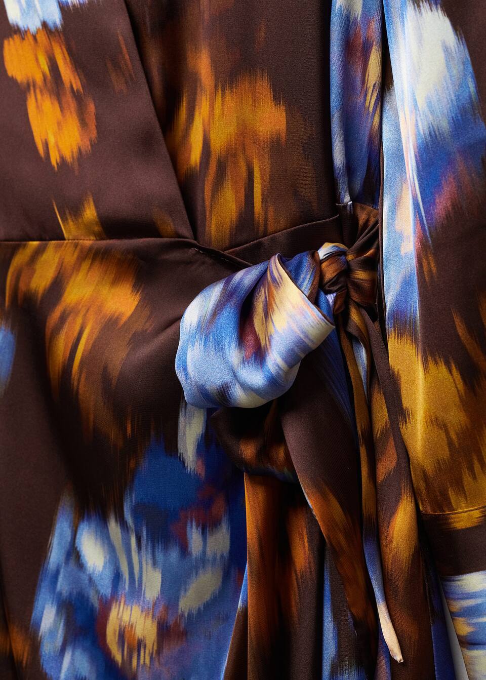 Printed Satin Dress Women Mango United Kingdom