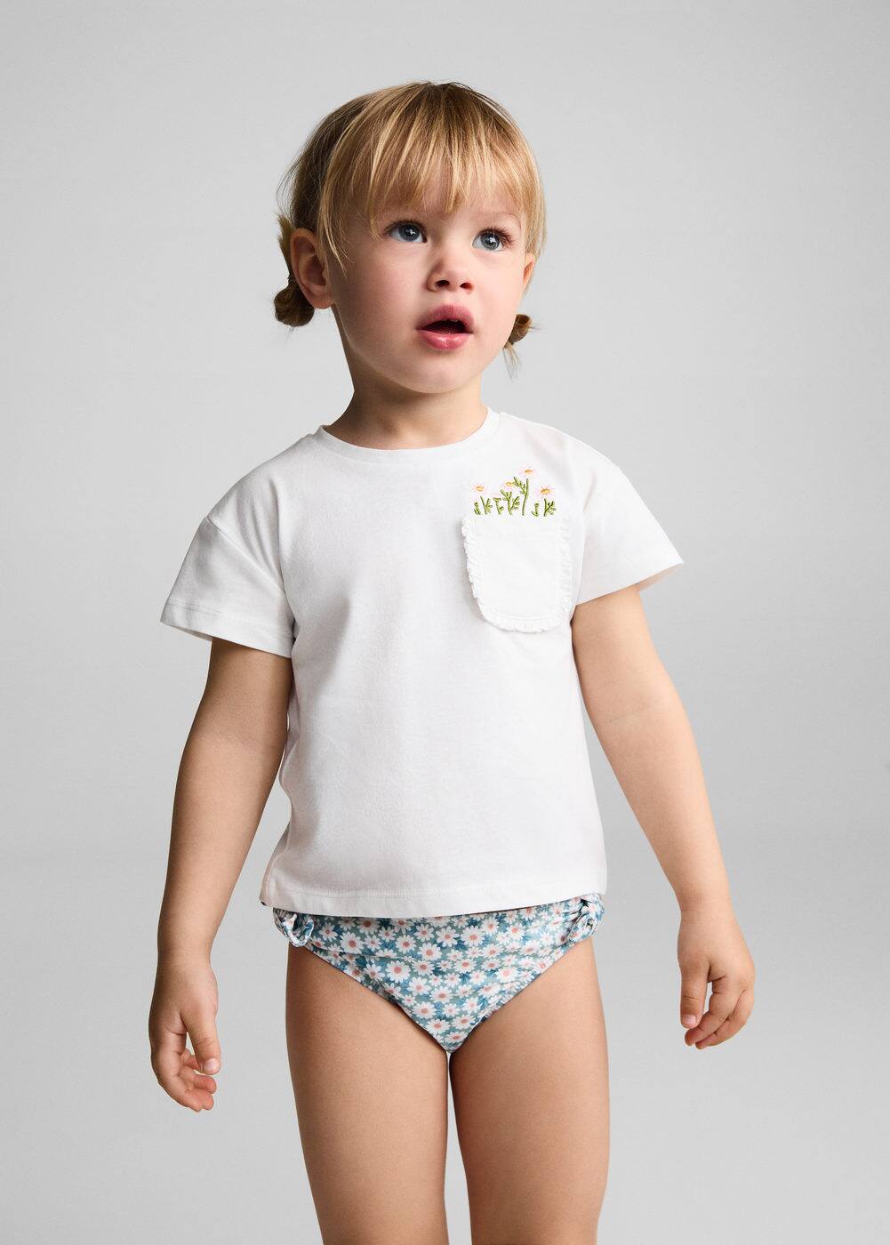 Floral Bikini Bottom Woman Mango Qatar