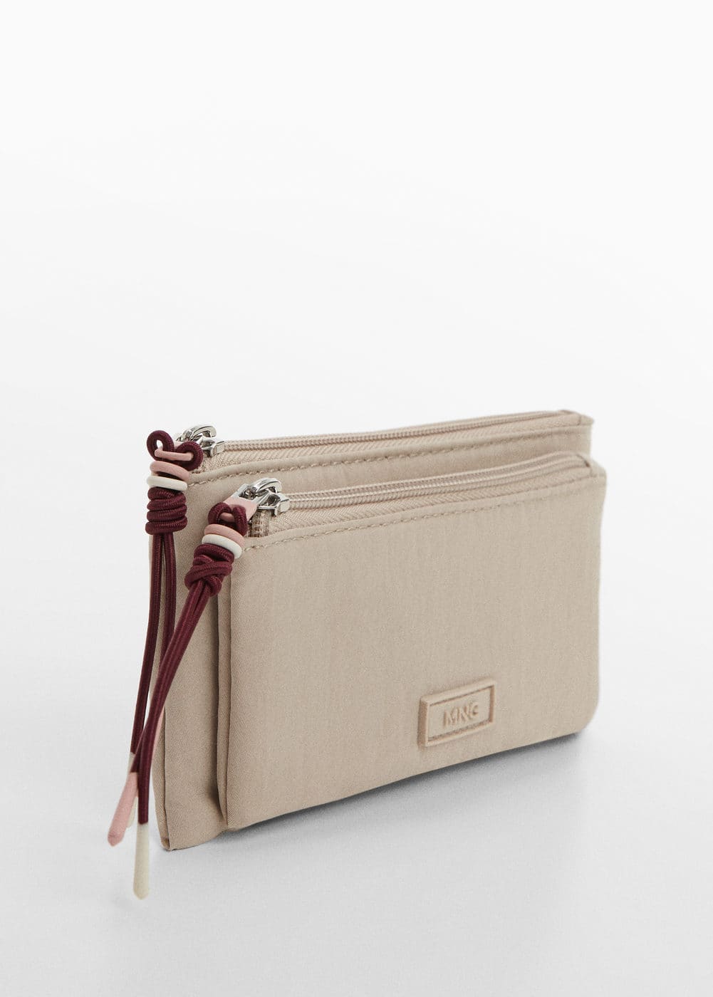 Logo double compartment coin purse - Woman | Mango United Kingdom ...