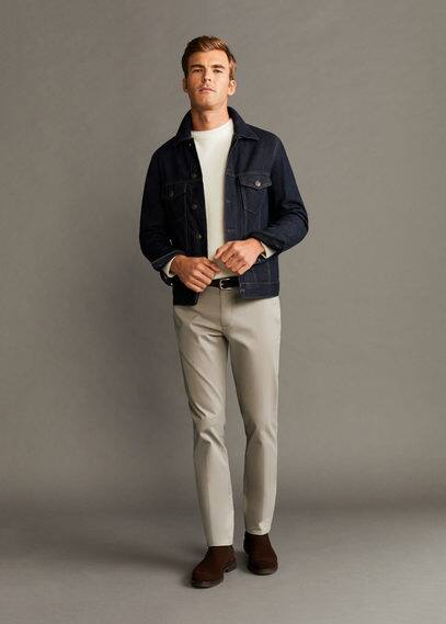 Dar kesim serj chino pantolon