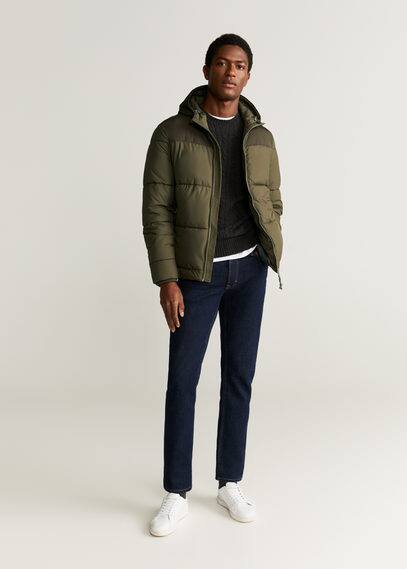 Kapüşonlu termal anorak Kapüşonlu termal anorak