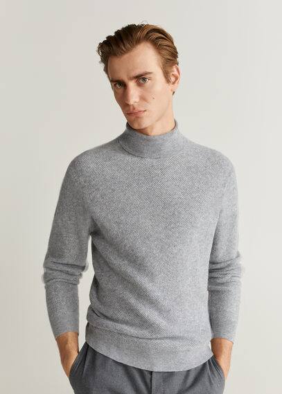 Kalıplı boğazlı kazak