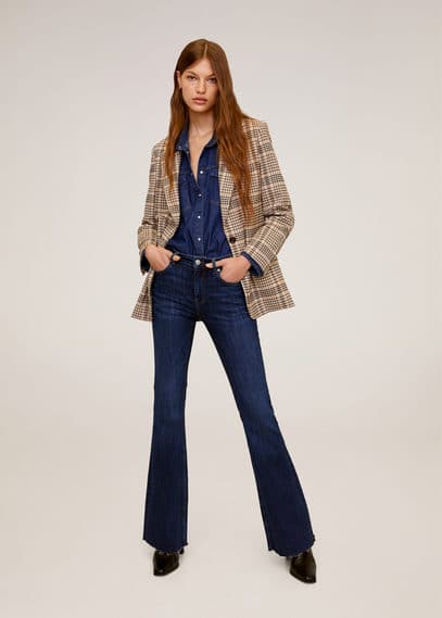 İspanyol paçalı jean pantolon