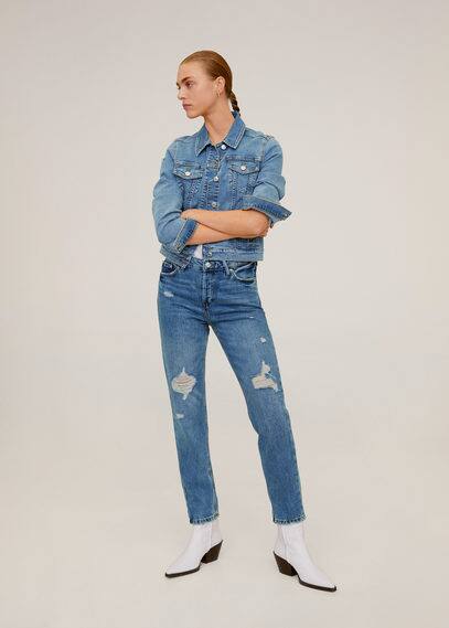 Relaxed kesim jean pantolon