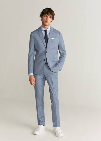 Dar kesimli balıksırtı dokuma Tailored gömlek Dar kesimli balıksırtı dokuma Tailored gömlek