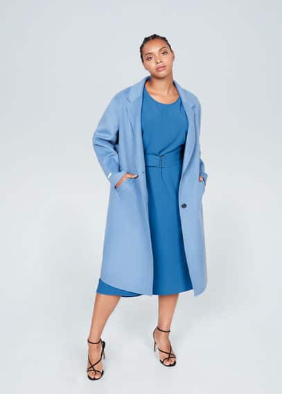 Kemerli midi boy elbise