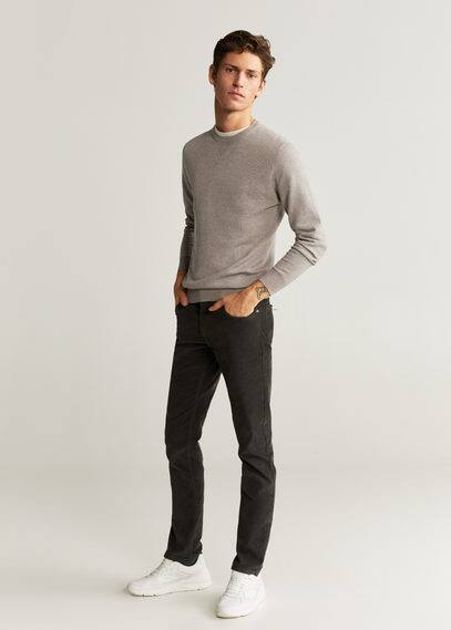 Organik pamuklu kalıplı kazak