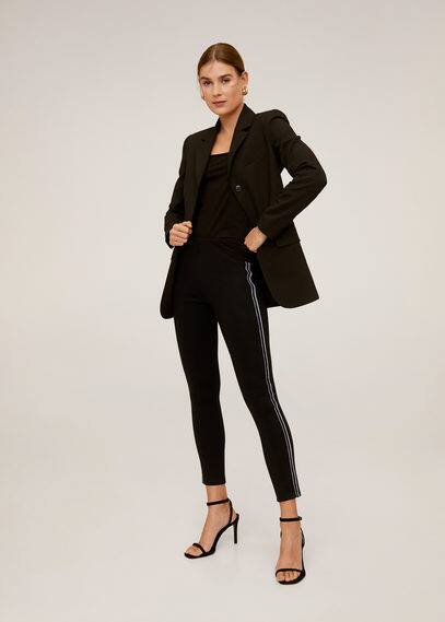 Boncuk detaylı tayt