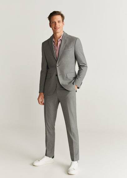 Dar kesim Tailored çizgili gömlek