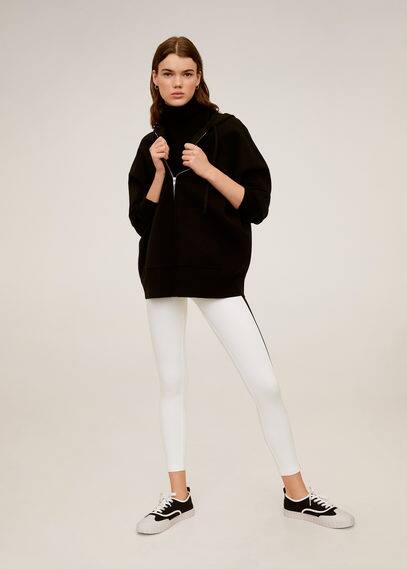 Kontrast desenli tayt