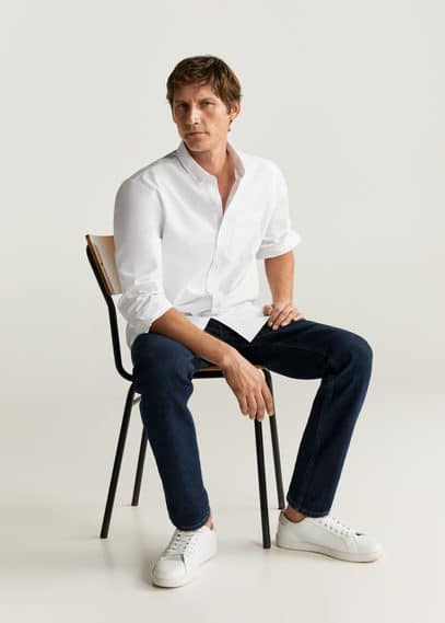 Regular kesim   Oxford pamuklu gömlek