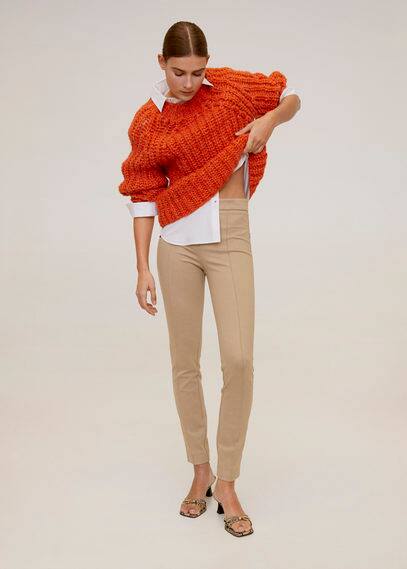 Dekoratif dikişli tayt