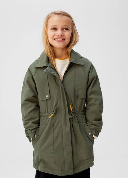 Cepli su geçirmez parka