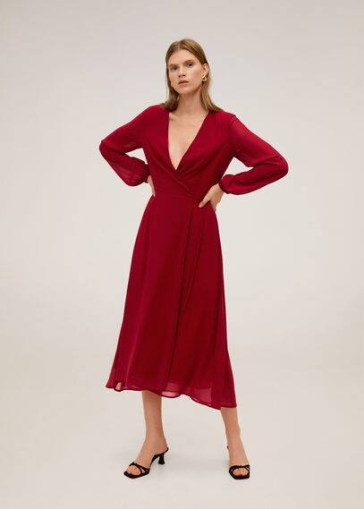 Anvelop midi elbise Anvelop midi elbise