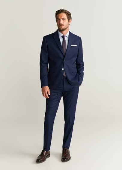 Dar kesim kareli takım blazer ceket Dar kesim kareli takım blazer ceket