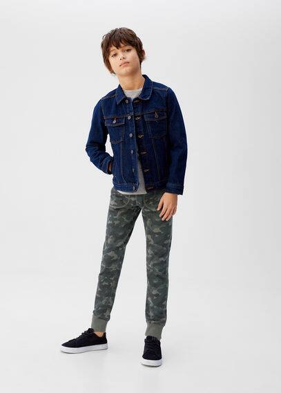 Kamuflaj desenli jogger pantolon