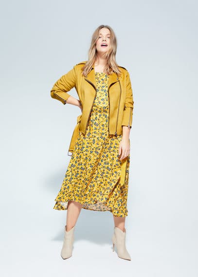 Motorcu tarz fermuarlı ceket Motorcu tarz fermuarlı ceket