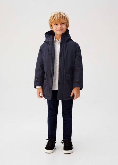 Cepli kapüşonlu palto