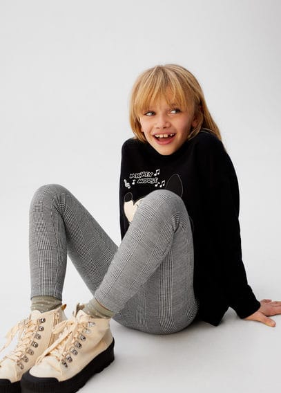 Kontrast desenli tayt