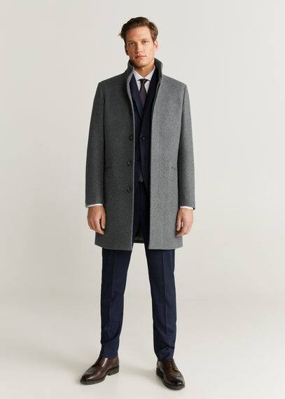 Yün Tailored palto Yün Tailored palto