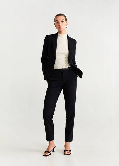 Astarlı gündelik blazer ceket