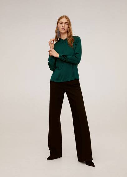 Düğüm detaylı bluz