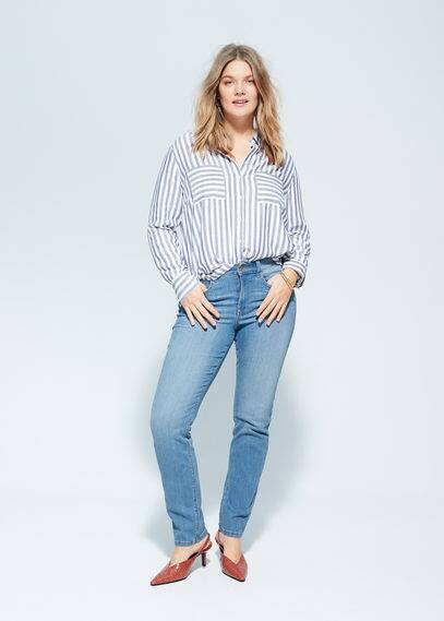 Dar kesim Susan jean pantolon Dar kesim Susan jean pantolon