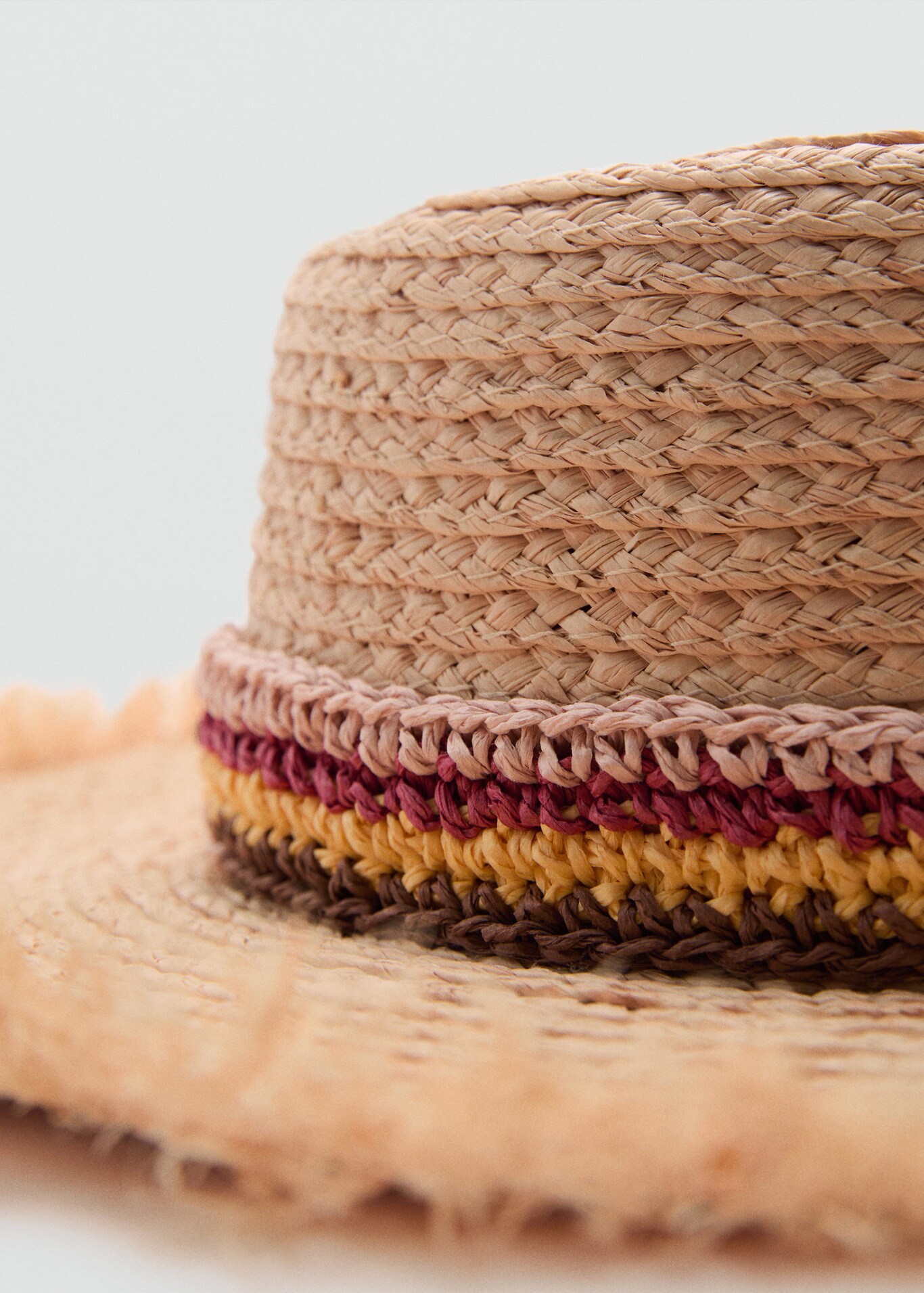 Braided hat with ribbon - Woman | Mango Sweden