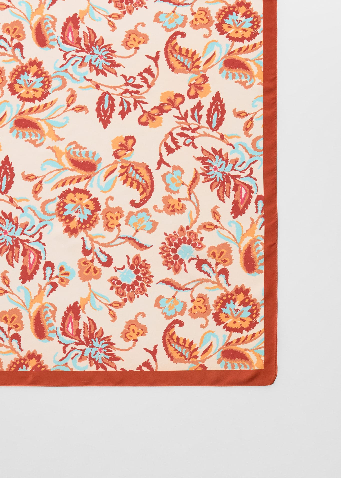 Floral Printed Scarf Woman Mango Singapore