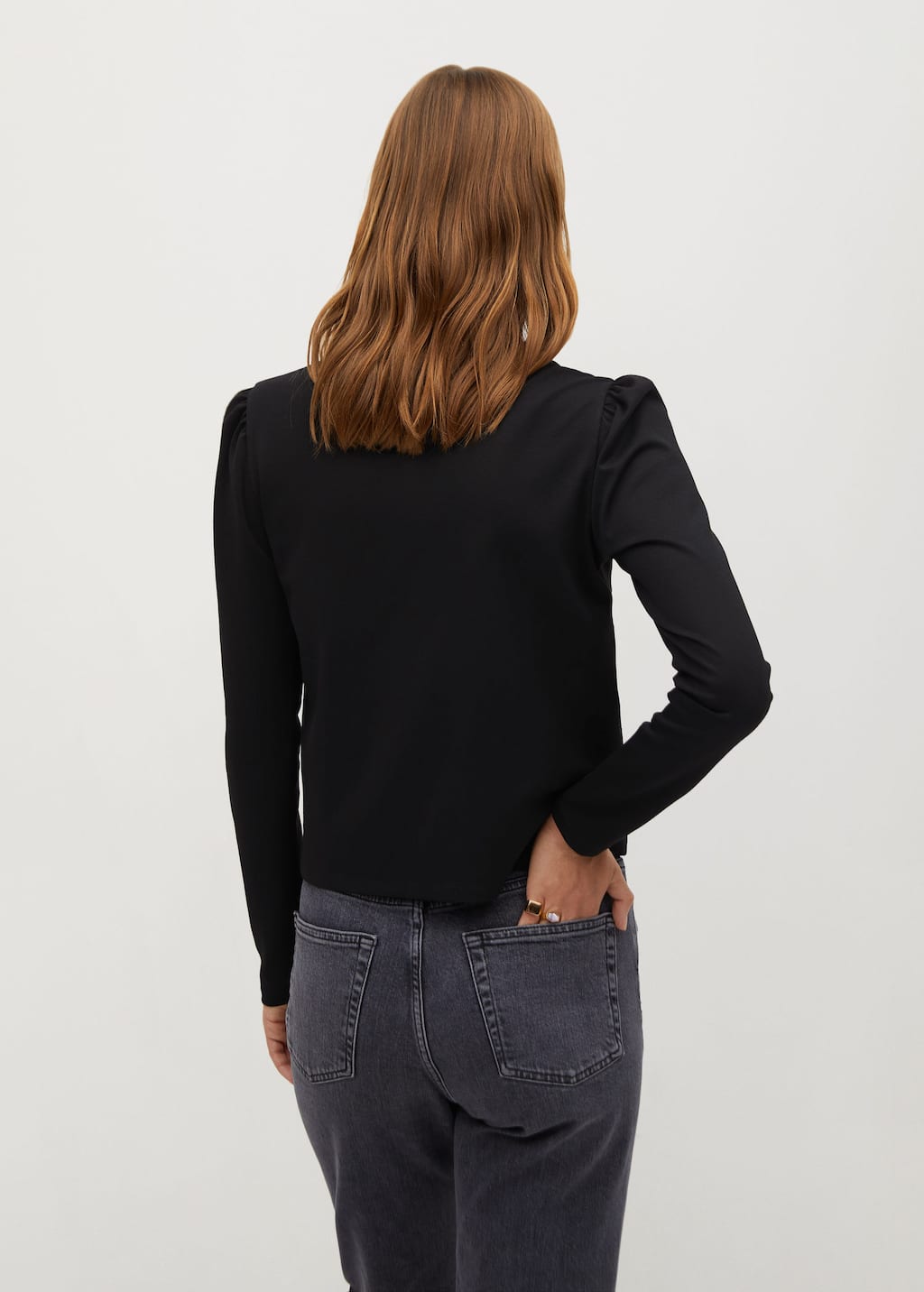 Venta > mango camisetas mujer manga larga > en stock